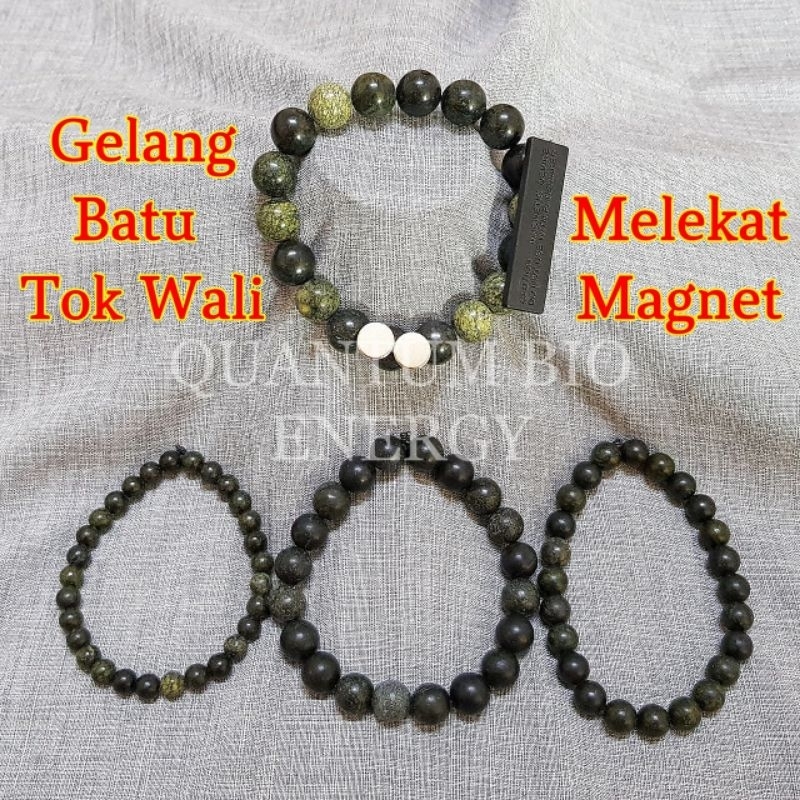 Gelang Batu Tok Wali / Tabasheer / Melekat Magnet (100% ASLI) 6 ~ 12 mm ...