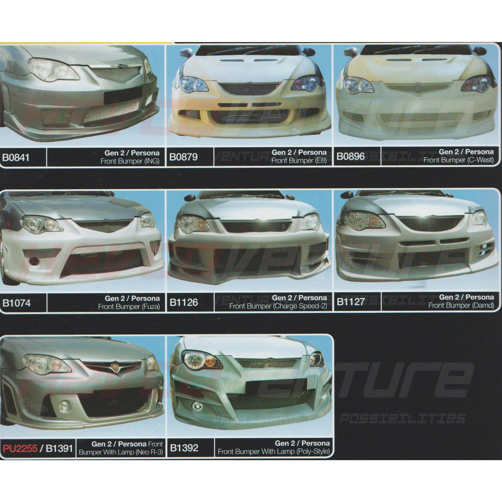 [INSTALLATION AVAILABLE] 🔥HOT🔥Proton Gen2/Persona | FRONT BUMPER ...