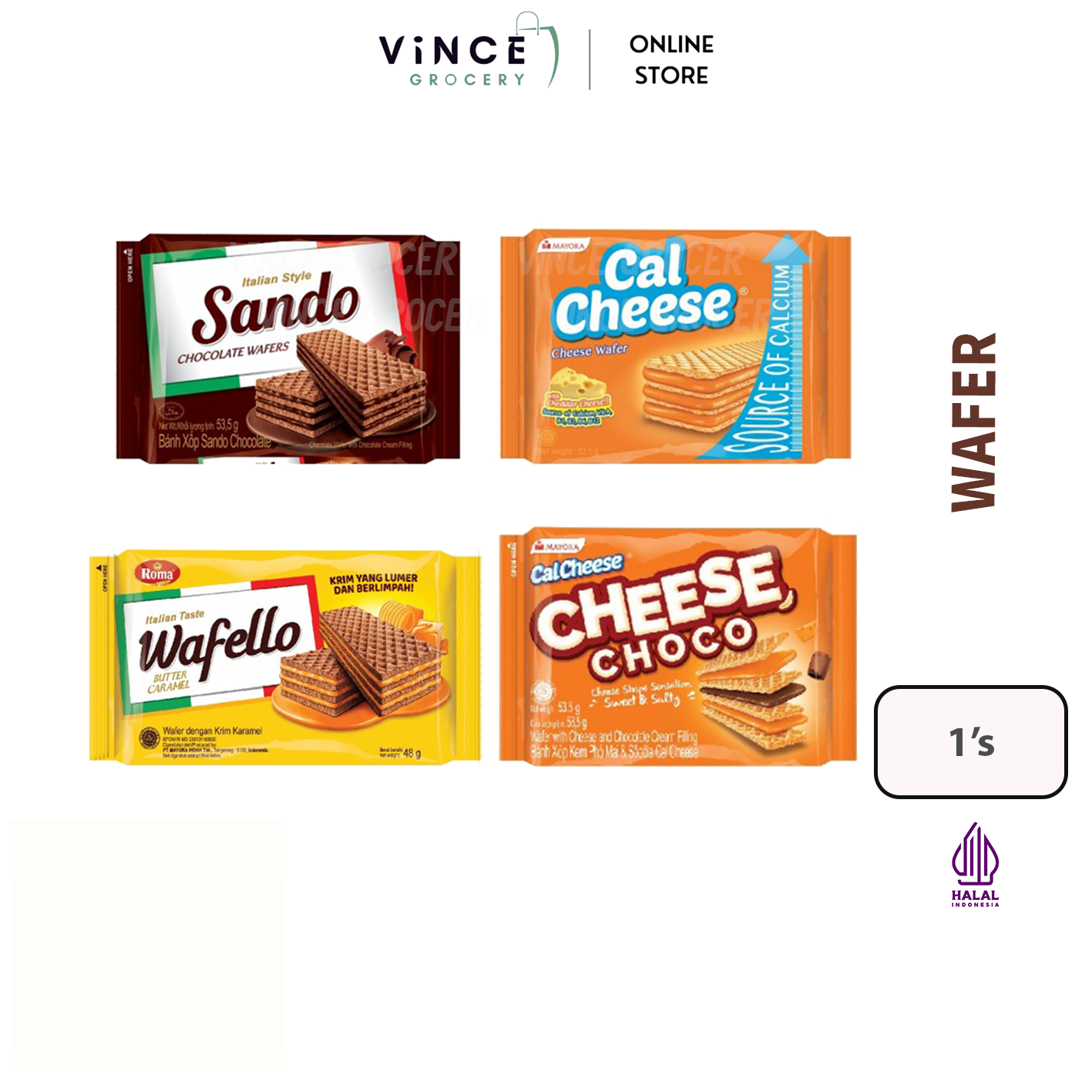 MAYORA ROMA Wafer (Sando / Wafello / Cal Cheese / Cheese Choco) | 37.5 ...