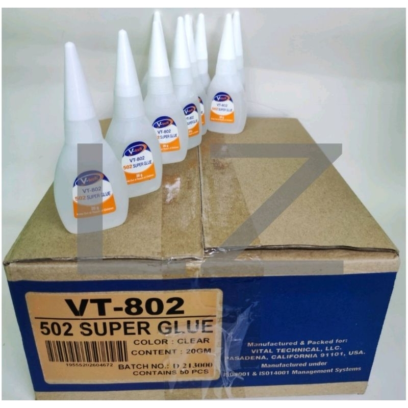 (50pcs) V-Tech Super Glue / VT802/ 502 Super Glue/super glue/ 3second ...