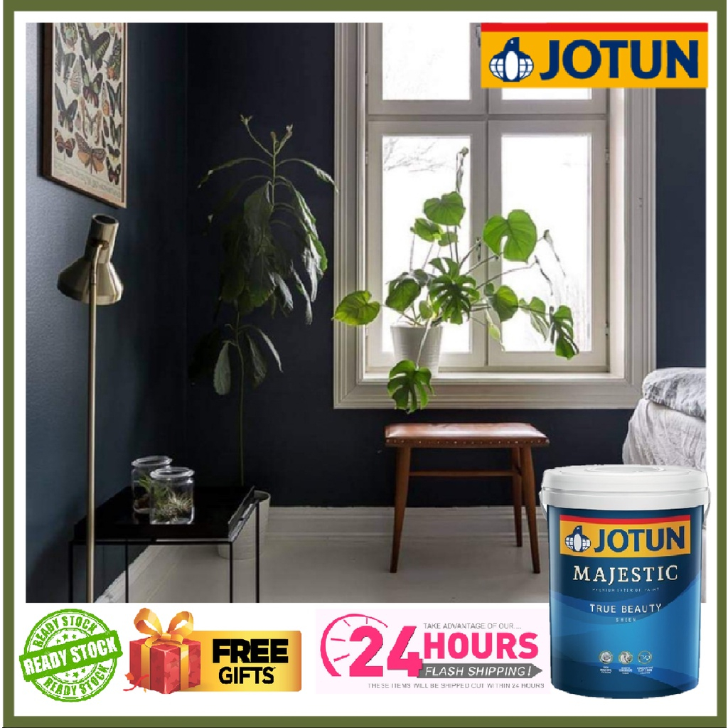 JOTUN 1L 5455 INDUSTRIAL BLUE Majestic True Beauty Sheen /Cat Dalam ...