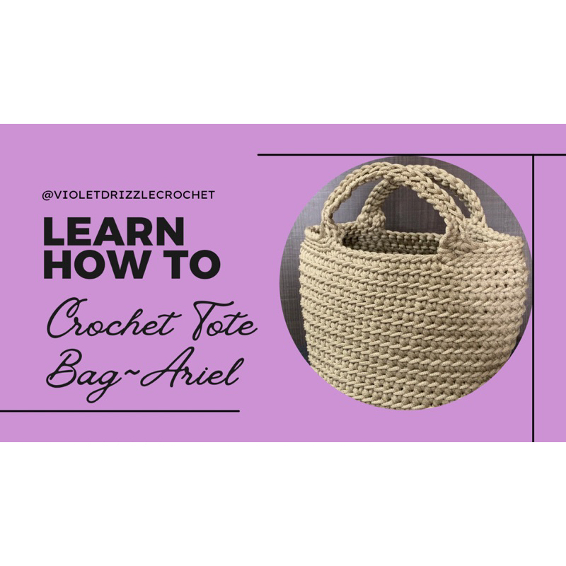 Crochet Bag Tutorial step by step guide | Shopee Malaysia