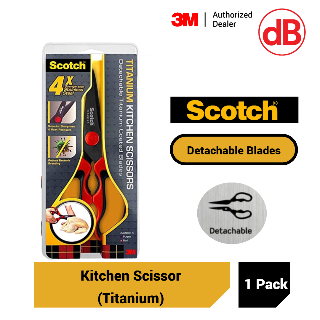 (Ready Stock)3M Scotch Titanium Kitchen Scissor | Shopee Malaysia