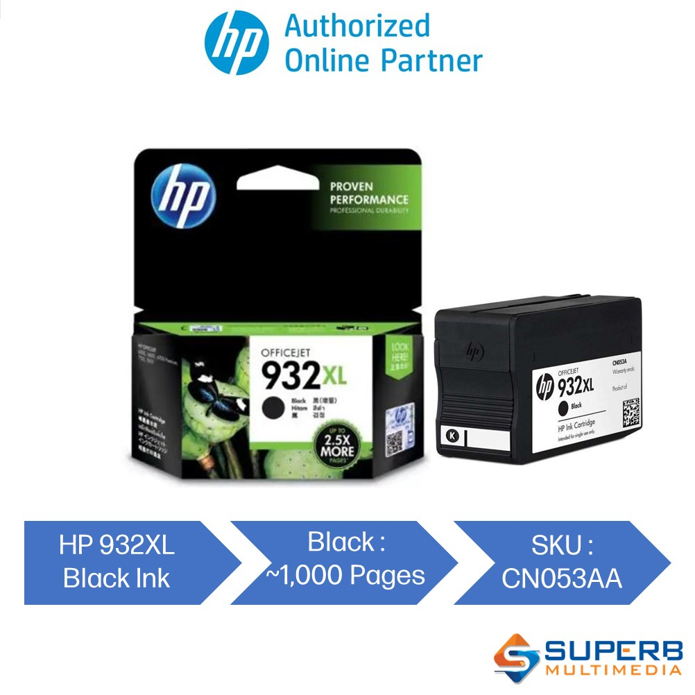HP 932XL CN053AA Black 933XL CN054AA Cyan CN055AA Magenta CN055AA ...