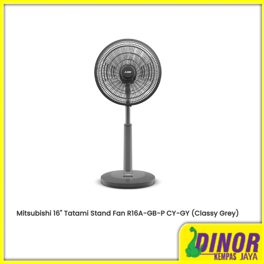 Mitsubishi 16" Tatami Stand Fan R16A-GB-P CY-GY (Classy Grey) | Shopee Malaysia