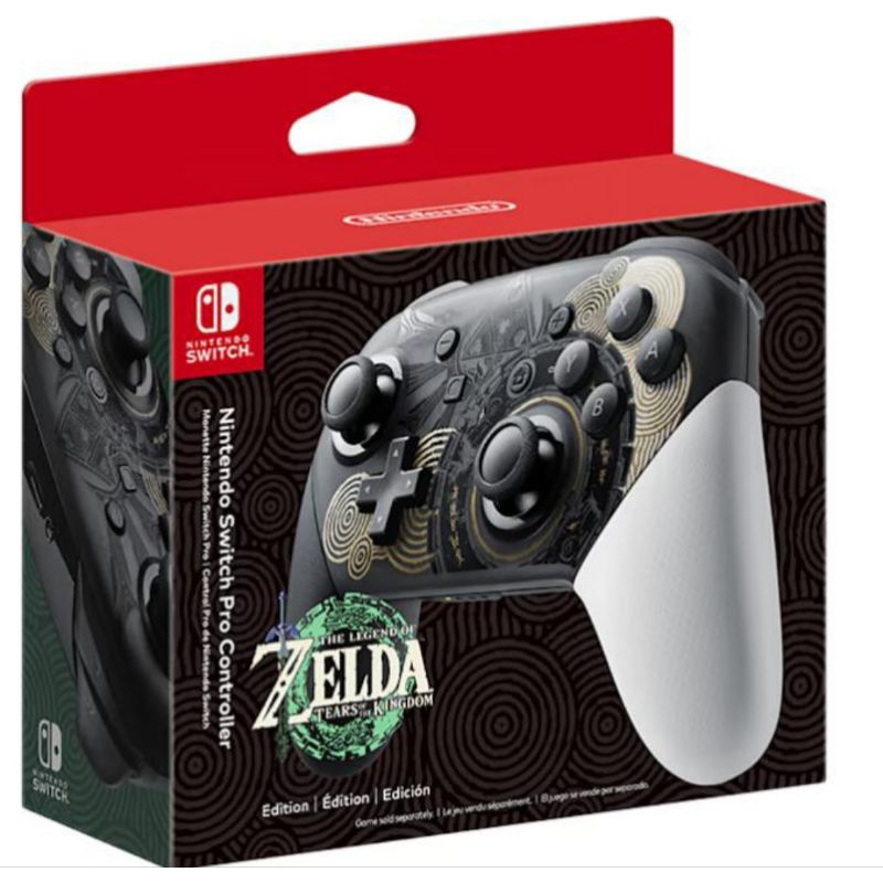 NSW WIRELESS PRO CONTROLLER THE LEGEND OF ZELDA TEARS OF THE KINGDOM ...