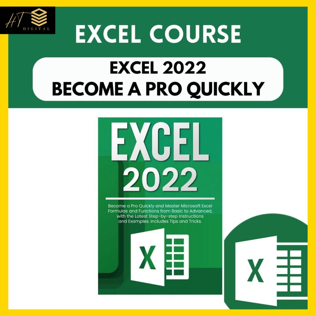 Microsoft Excel Course Excel 2022 Become A Pro Quickly and Master Excel | Shopee Malaysia