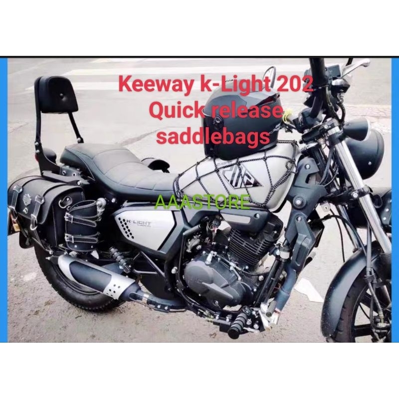 Keeway K-Light Throw-over/Quick release saddlebags | Shopee Malaysia