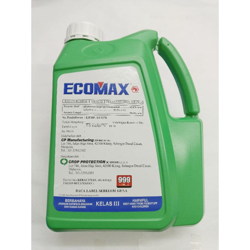 4 liter ecomax racun rumput 41% | Shopee Malaysia