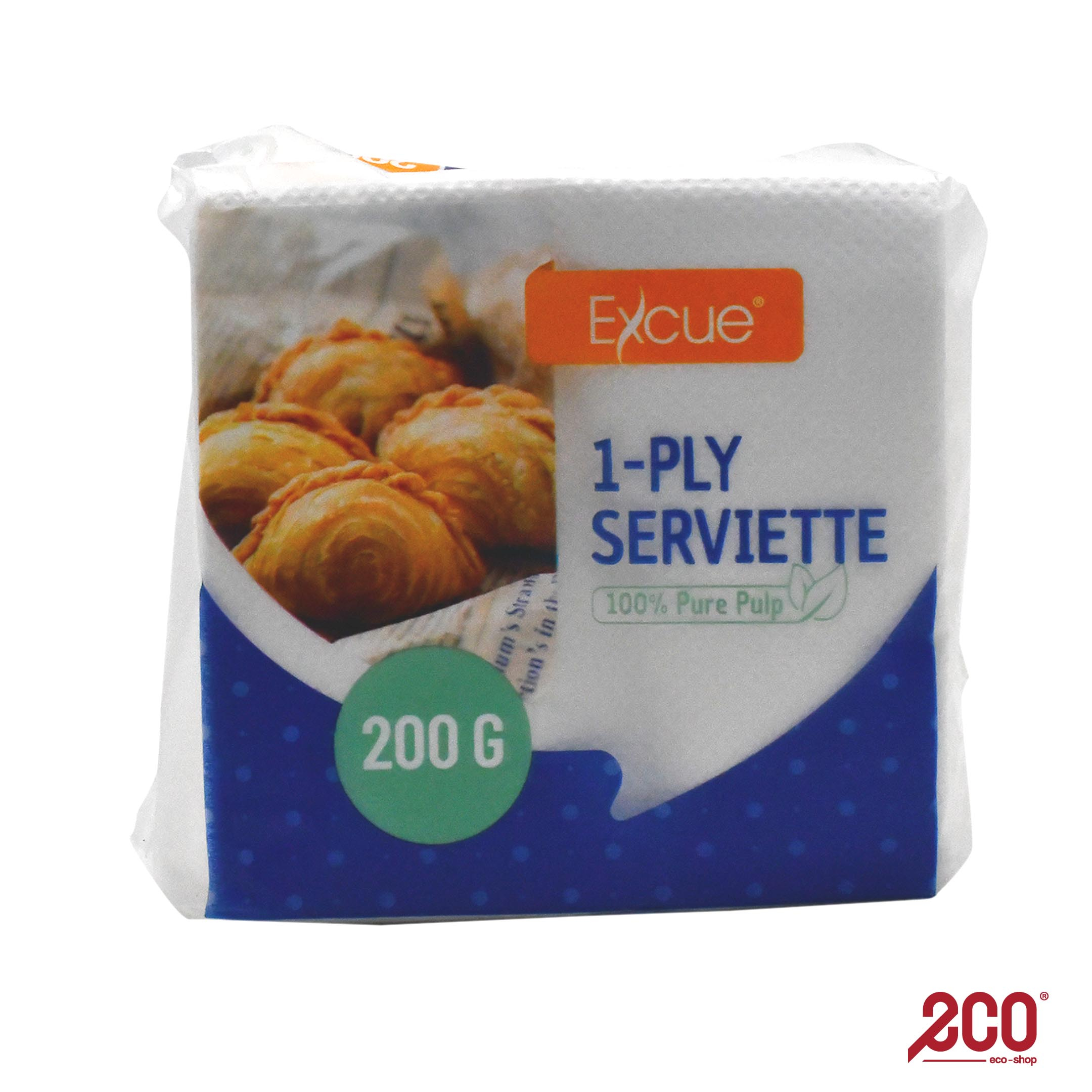 Excue 1 Ply Serviette / Napkin 200G (25cm x 25cm) - AB-L003-T04-12 ...
