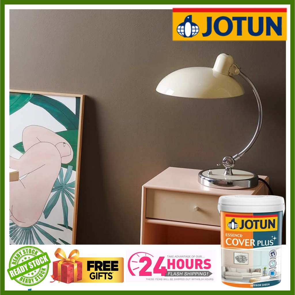 JOTUN 5L 10248 OLIVE GARDEN ESSENCE COVER PLUS SHEEN & MATT/INTERIOR WALL PAINT /CAT BOLEH CUCI ...