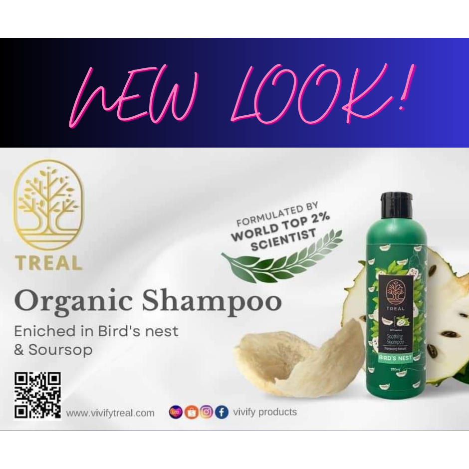 TREAL Shampoo with soursop extract (250 ml & 350 ml) | Shopee Malaysia