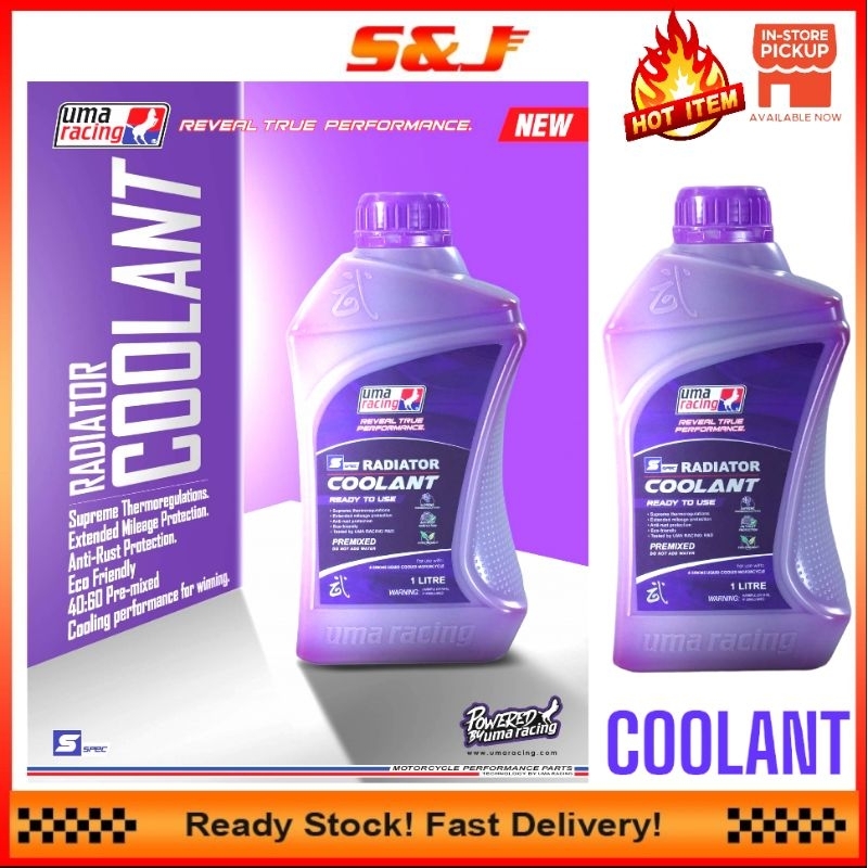 UMA RACING COOLANT 1LITRE ( 1L )PRICE FOR1 BOTOL1LITRE100% ORIGINAL UMA ...