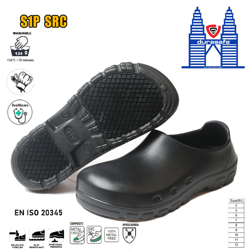 ARMOUR DuraClog S1P SRC Safety Footwear with safety toecap and midsole ...