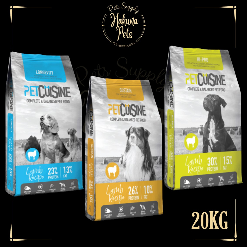 Pet Cuisine Dog Dry Food 20KG - (Dog Dry Kibbles / PetCuisine / Sustain ...