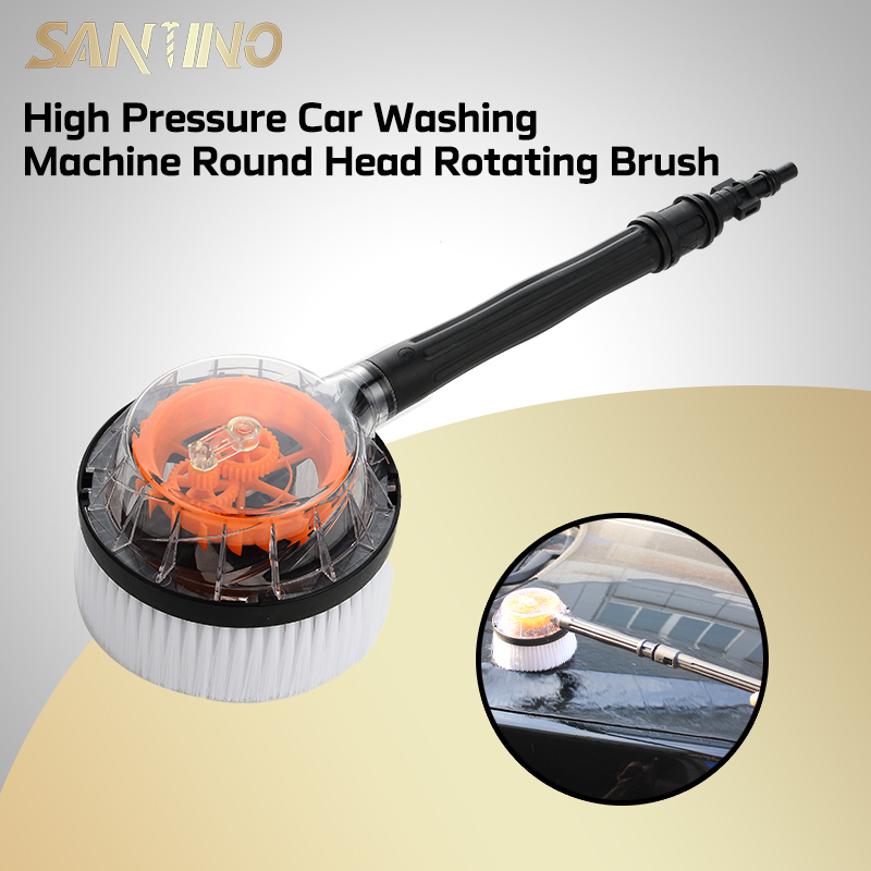 SANTINO Automatic Rotating High Pressure Car Washer Round Brush 360 ...