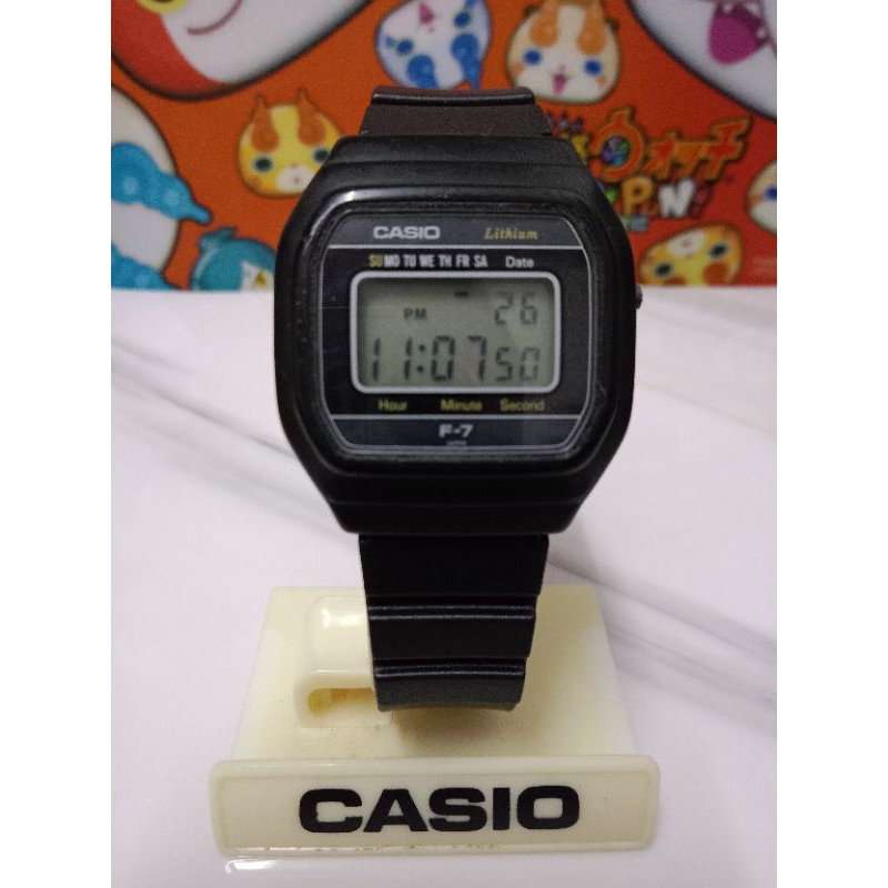 Jam Casio F-7 Lithium 58F-7 | Shopee Malaysia