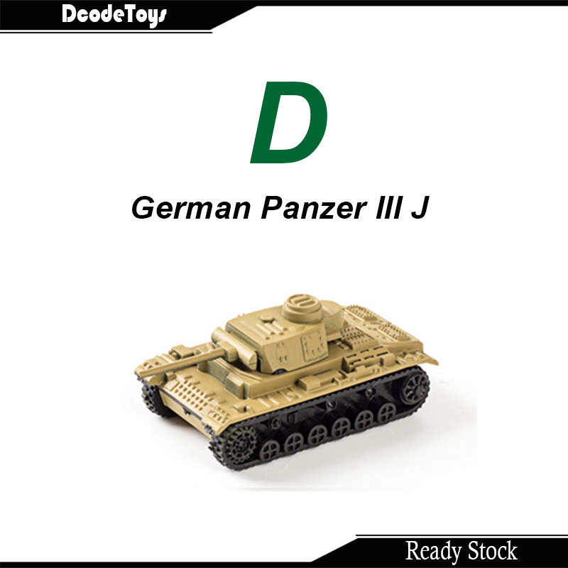 1/144 WWII Military Tank 4D model kits 模型军事 for diorama gundam gunpla ...