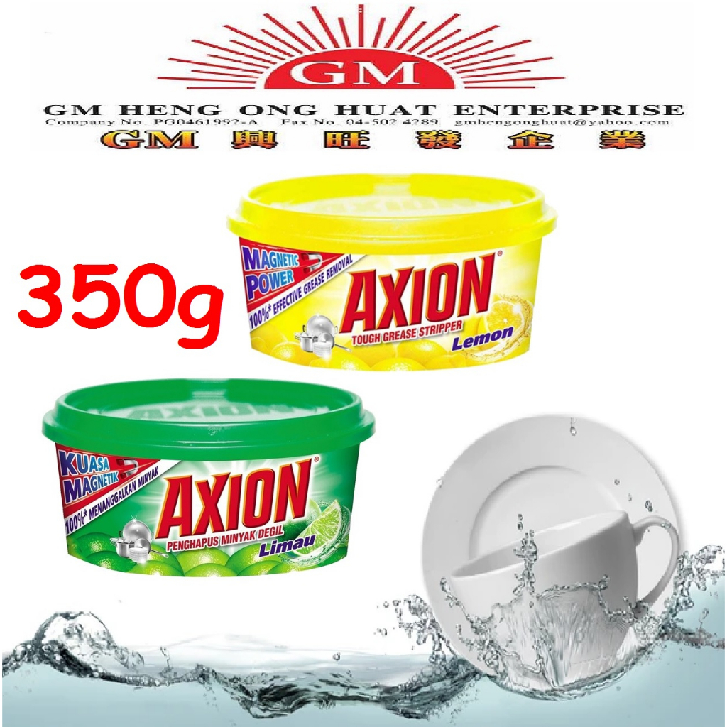 Axion Dishwash Paste 350g Lime & Lemon | Shopee Malaysia