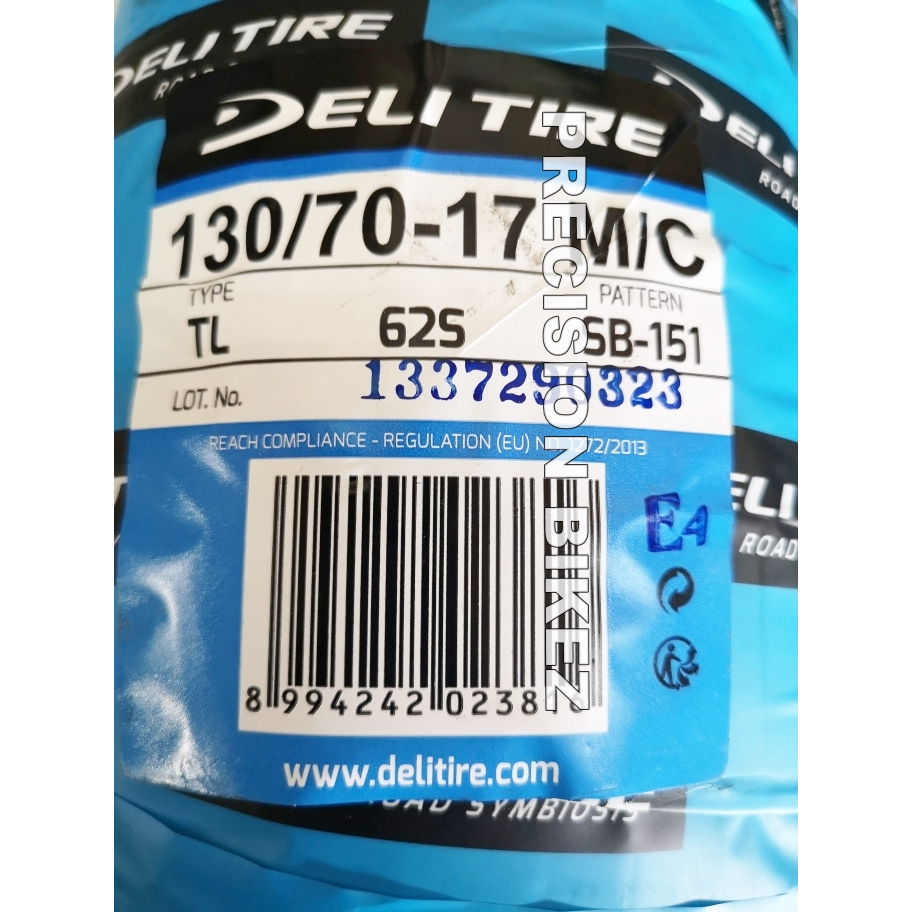 ^ FREE TUBELESS NUT ^ DELI TIRE SB-151 TL 70 80 90 100 110 120 130 - 17 ...