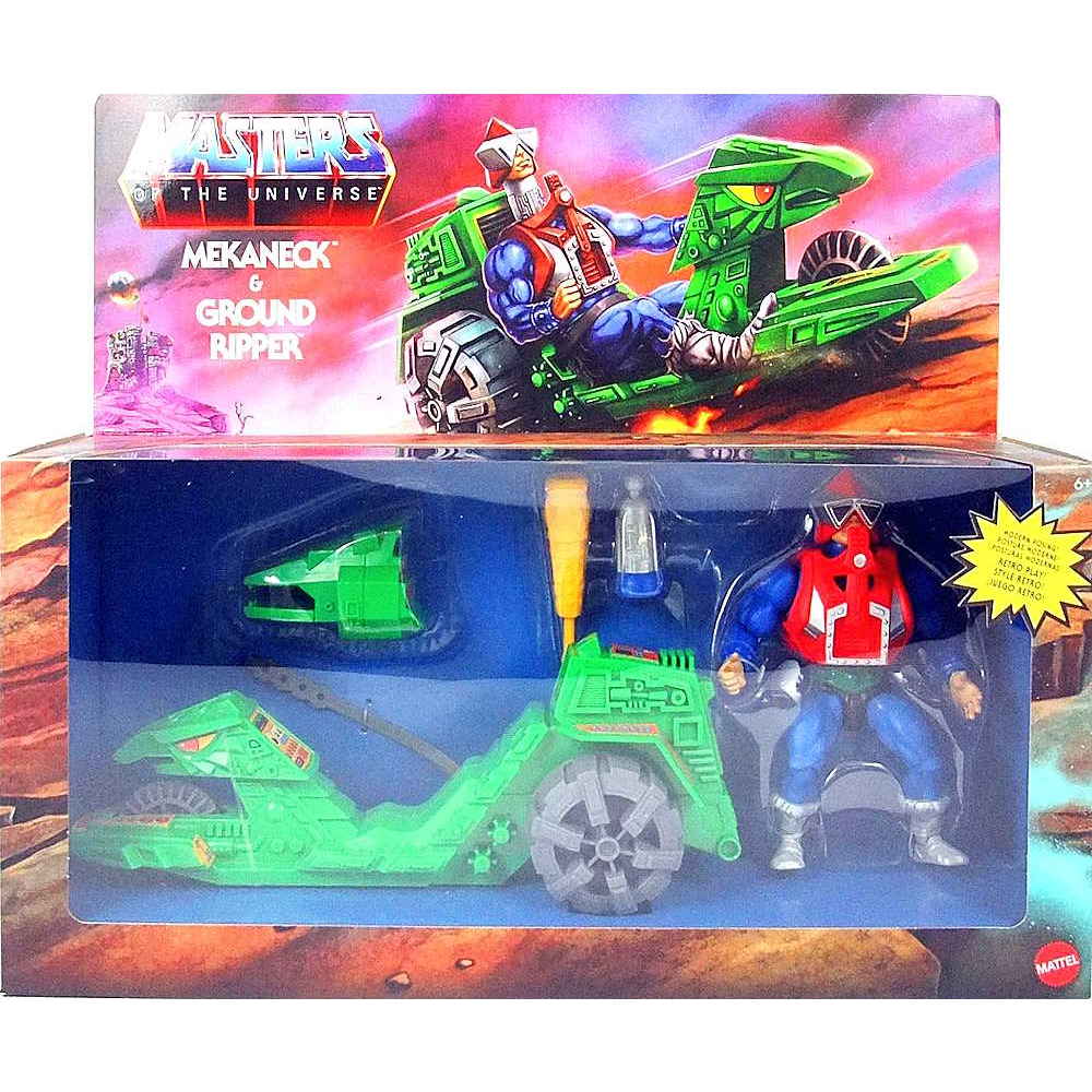 Mattel Masters Of the Universe (MOTU) Origins Mekaneck and Ground ...