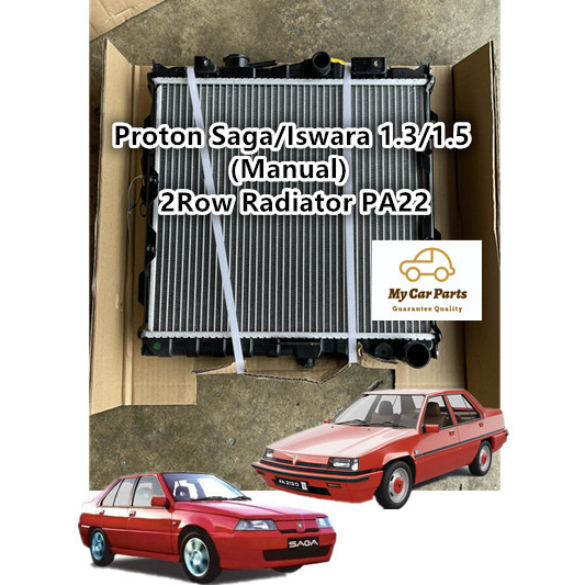 (QUALITY PRODUCT) Proton Iswara/Saga 1.3/1.5 MANUAL 2Row Radiator PA22 ...