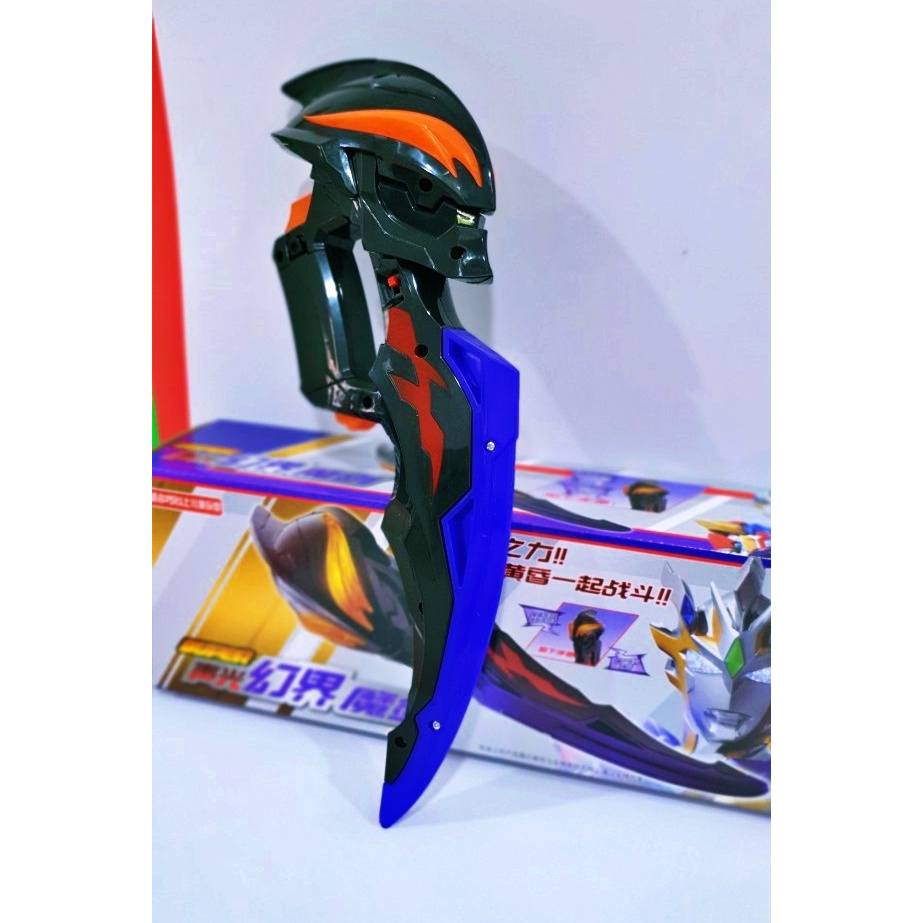 Ultraman Belial Z Magic Sword Light Sound Toy Mainan Ultraman Trigger ...