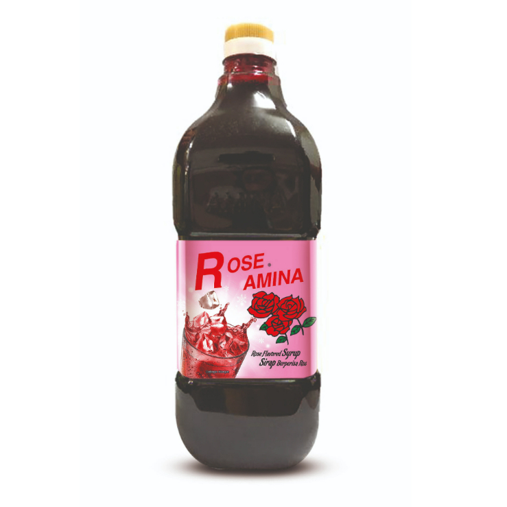 AMINA Rose Syrup (Sirap Ros) 1.6 Liter (Kordial/Flavour) | Shopee Malaysia