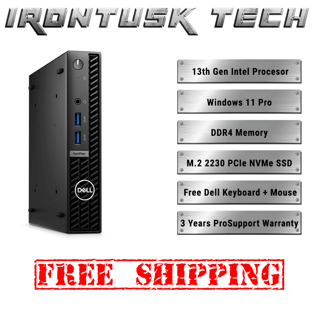 New Optiplex 7010 Desktops Micro Form Factor 13th Gen Intel
