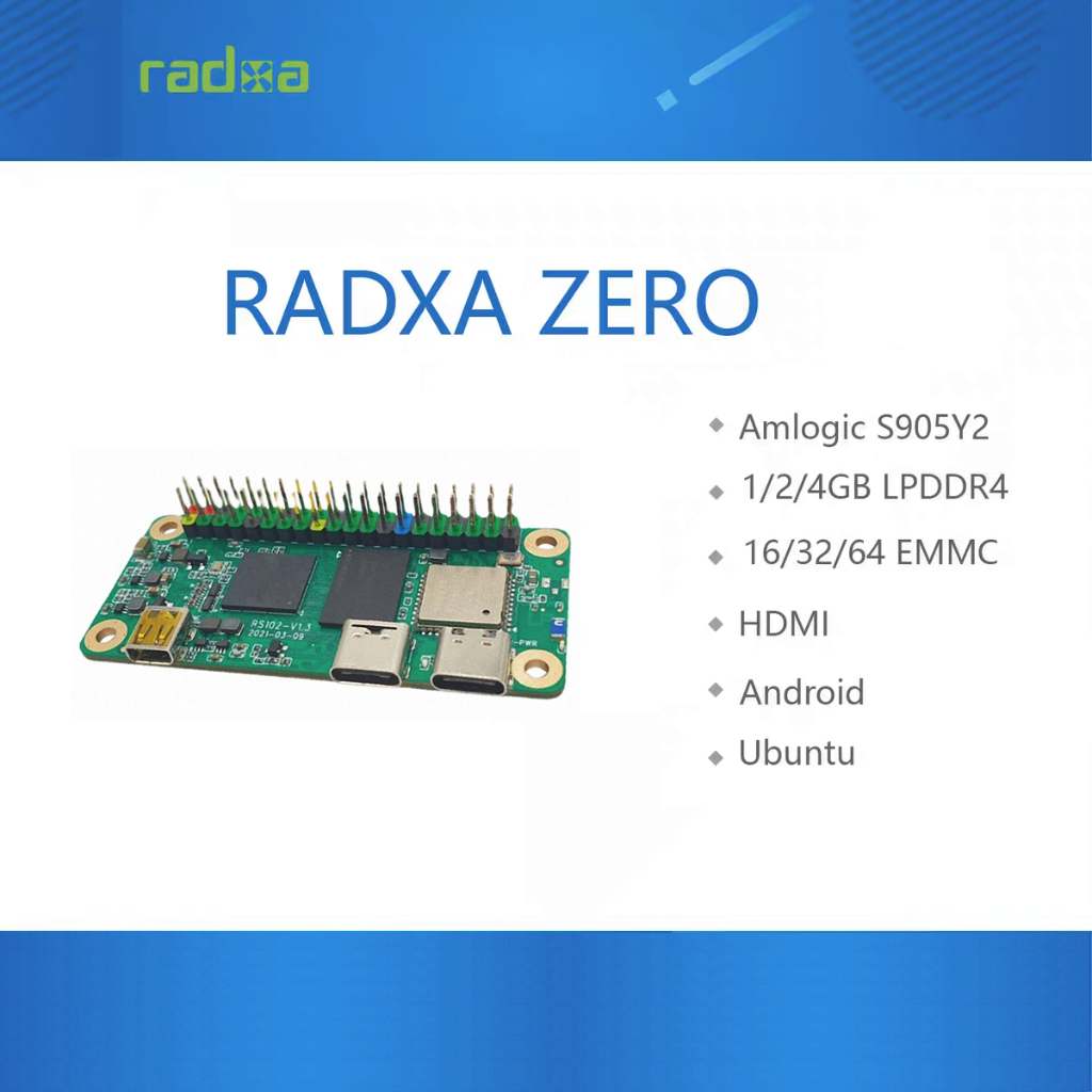Radxa Zero Amlogic S905Y2 Quad Cortex A53 LPDDR4 RAM | Shopee Malaysia