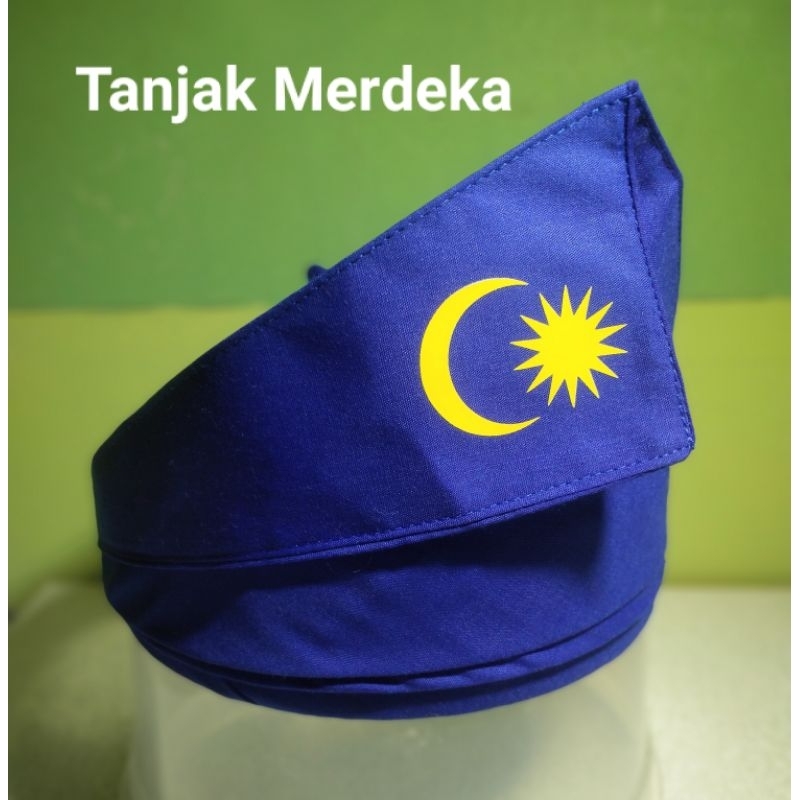 Tanjak Merdeka kanak-kanak Biru bulan bintang, Tanjak Merdeka Murah ...