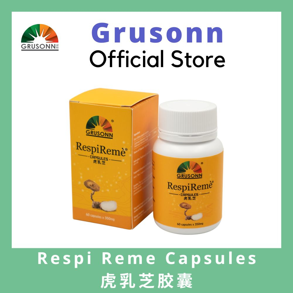 【Grusonn】Respi Reme Capsules 虎乳芝胶囊 | Shopee Malaysia