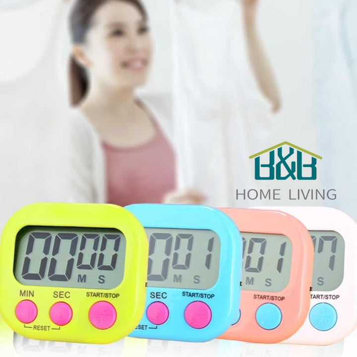 Masa Alarm Bunyi Kuat Live Lcd Digital Kitchen Cooking Set Kitchen ...