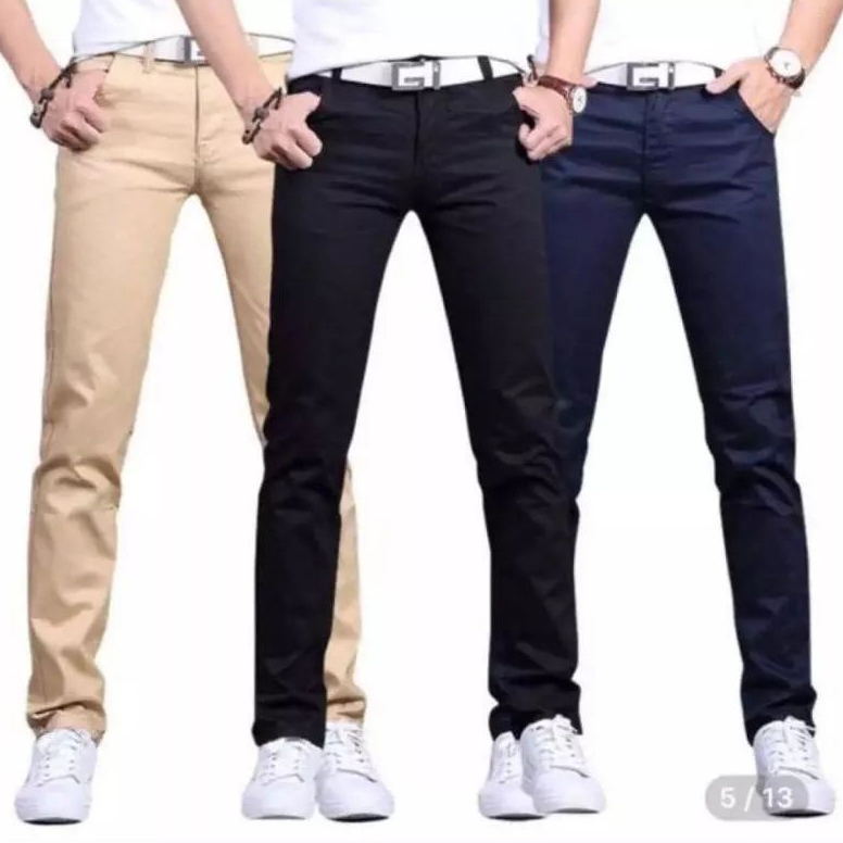 🔥READY STOCK🔥SLACK JEANS MAN SLIMFIT JEANS KAIN GETAH | Shopee Malaysia