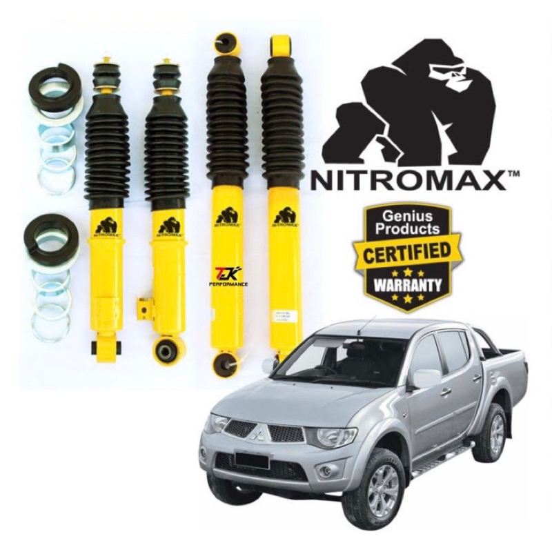 NITROMAX 4X4 SHOCK ABSORBER STANDARD OR LIFT UP SUSPENSION KIT HILUX ...