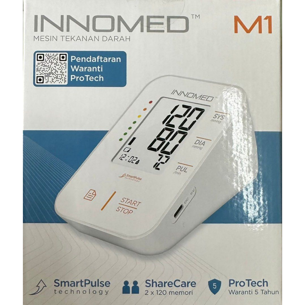 INNOMED M1 BLOOD PRESSURE MONITOR 5 YEARS WARRANTY | Shopee Malaysia
