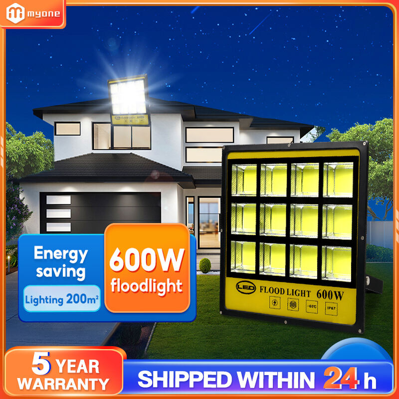 Led floodlight 220V/600W Led Flood Light IP67 Waterproof High Quality Celling Light with Remote ...