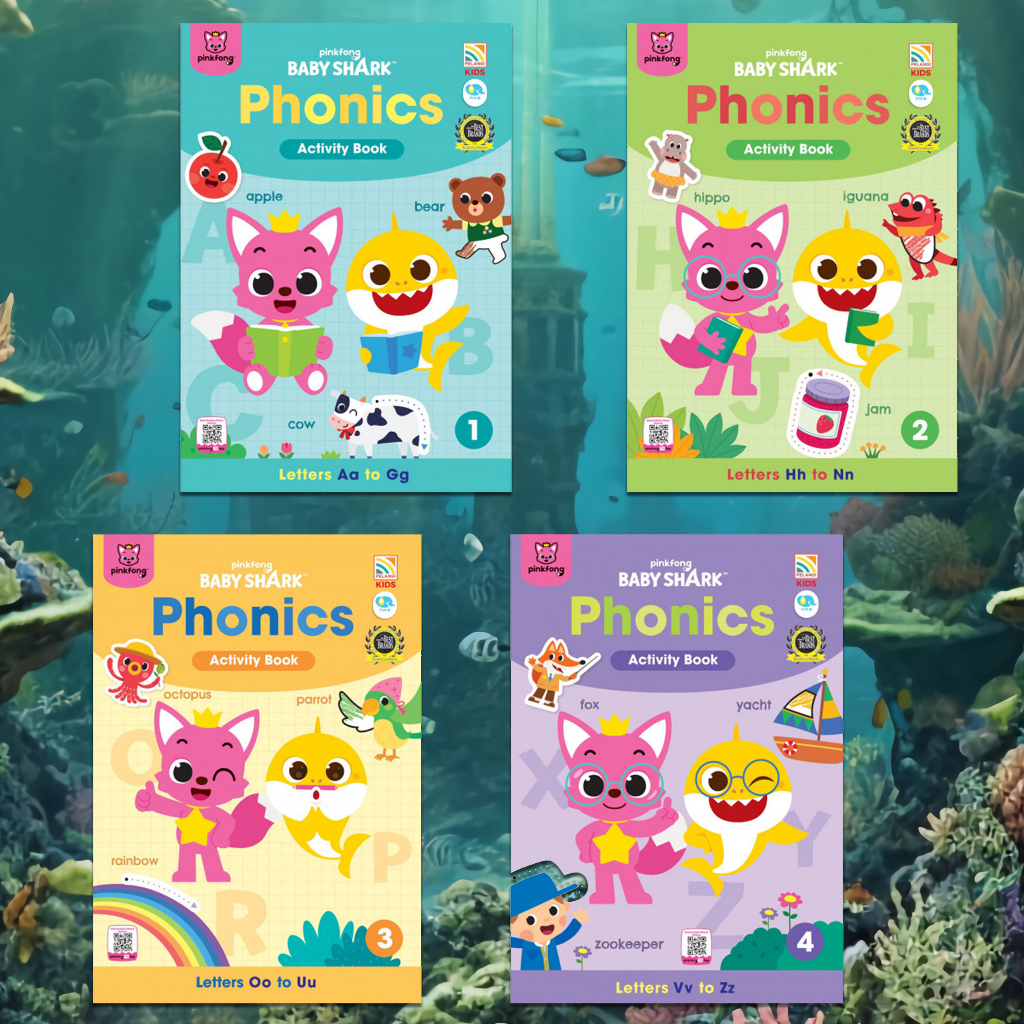 Baby Shark Phonics Activity Book | Shopee Malaysia