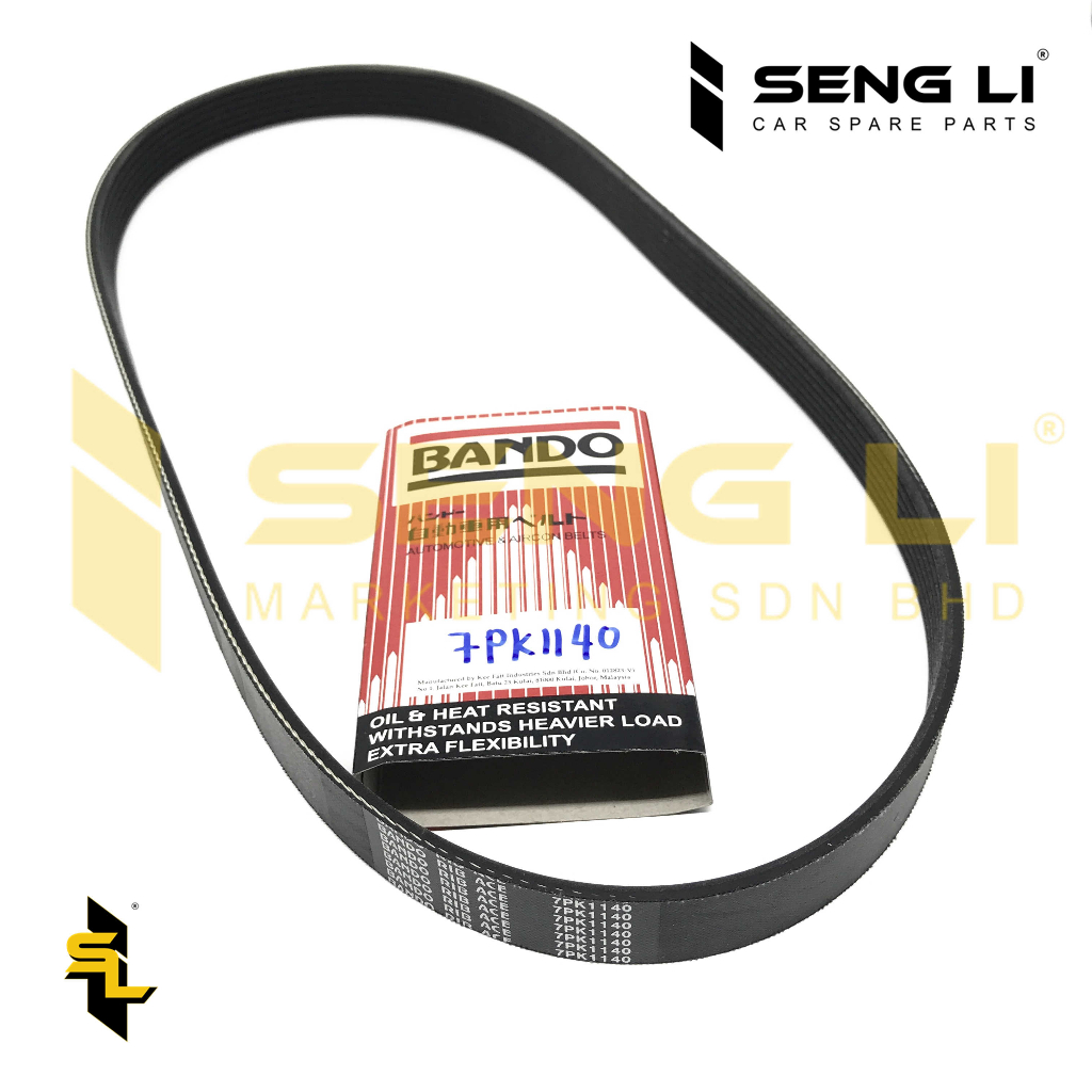 NISSAN LATIO / GRAND LIVINA 1.6-BANDO 7PK1140 ALTERNATOR FAN BELT/ AIR ...