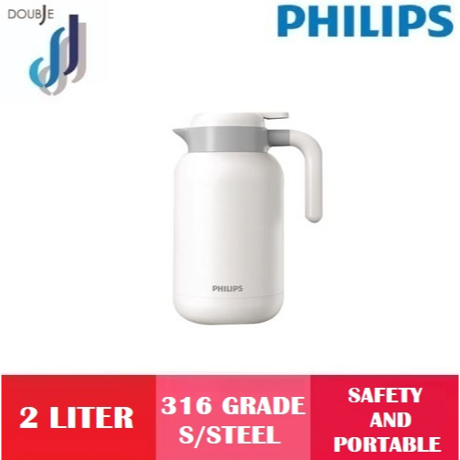 Philips 2L Thermos Flask 316 Stainless Steel AWP2622 | Shopee Malaysia