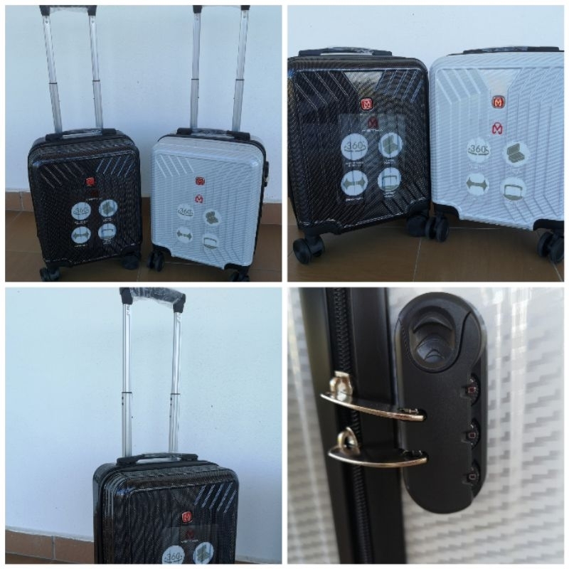16'' luggage 100% PC | Shopee Malaysia