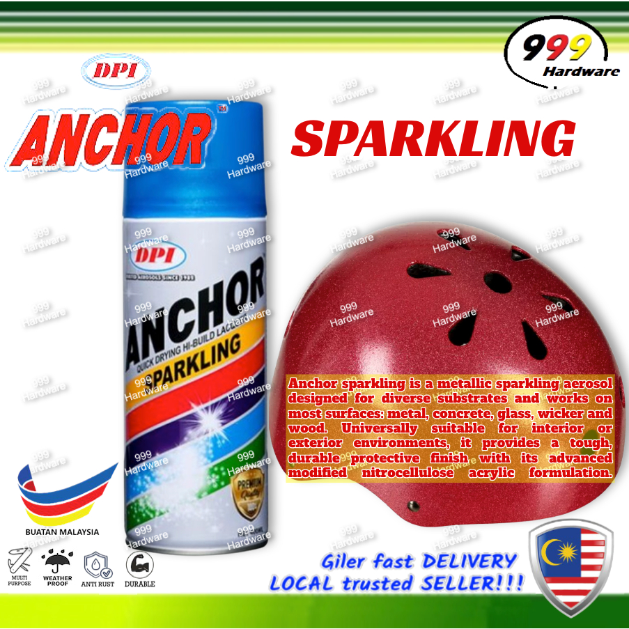 999 ANCHOR SPARKLING COLOUR SPRAY PAINT / AUTOMOTIVE / MOTOR SPRAY ...