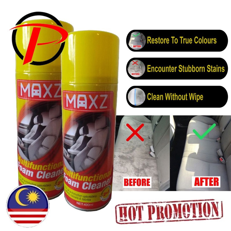Spray Pencuci Kusyen Kereta 400ml / Karpet / Bumbung Dalam Kereta ...