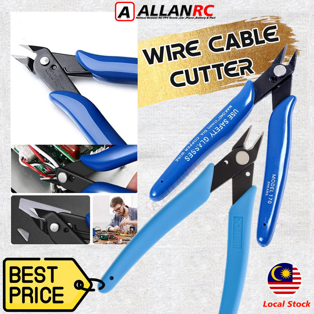 5 ″Inch 170 Wire Flush Cutter Side Snips Cable Shear DIY Tool Phone ...