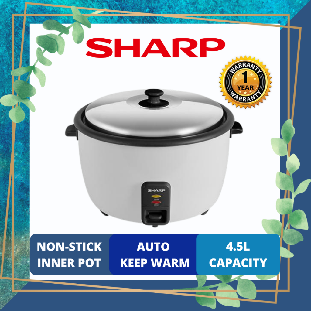 Sharp Commercial Rice Cooker (4.5L) KSH458CWH | Shopee Malaysia