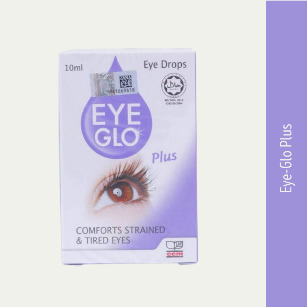 Eye Glo Plus Eye Drops Treatment for Mild Inflammatory 10ML | Shopee ...