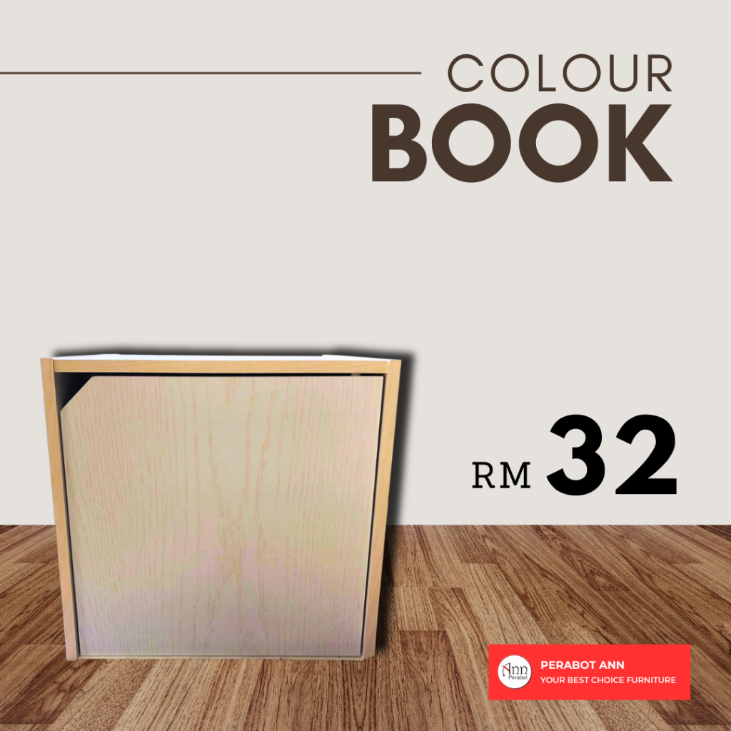 ( PERABOT ANN ) BOOKSHELF / RACK / CABINET / COLOUR BOX / RAK BUKU ...