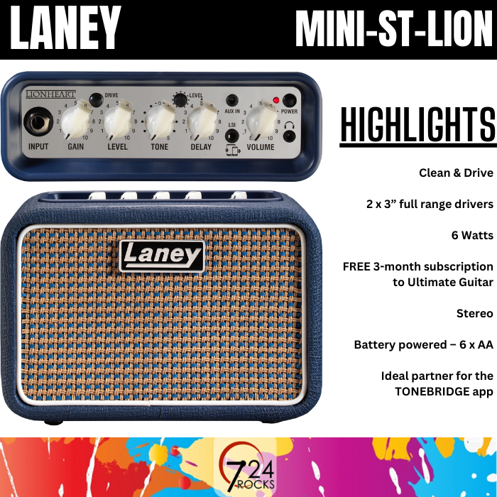 LANEY amplifier LANEY MINI-ST-LION Mini Guitar Amp laney guitar amp ...