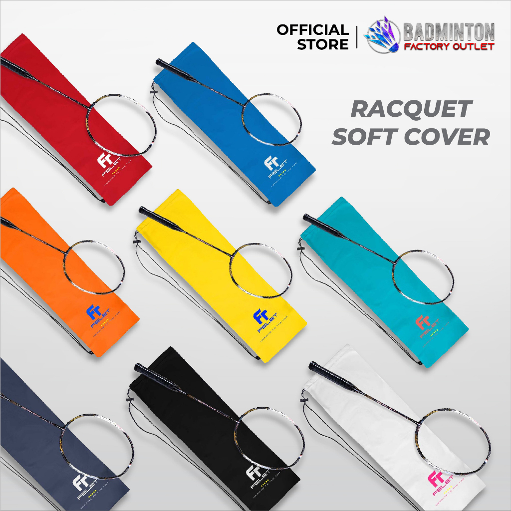 FELET Original Racket Soft Cover - FULL COVER Holds Up 2-3 Rackets BAG ...