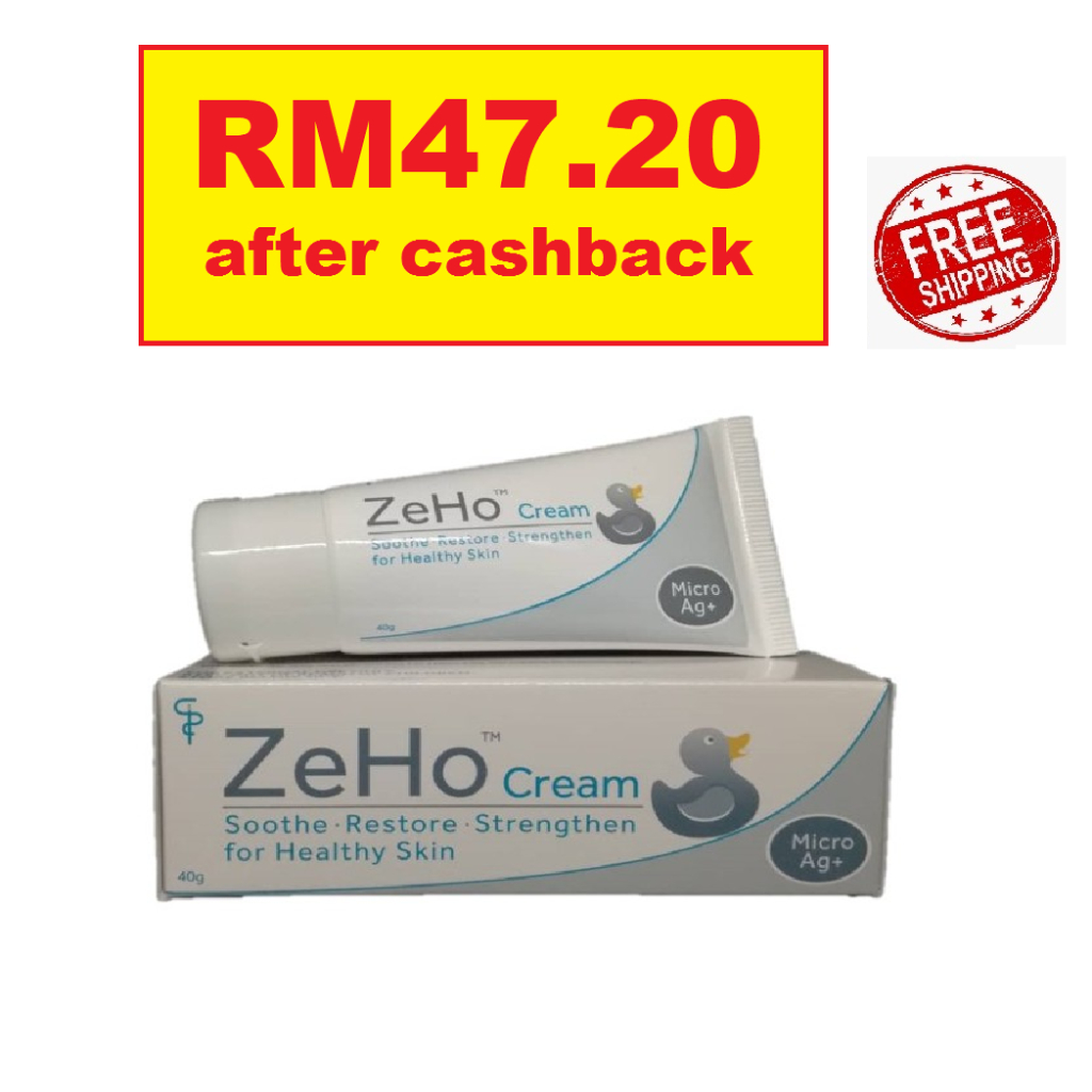 70[RM47.20 after cashback] Zeho Cream Micro Ag+ 40g (EXP 07/2026 ...